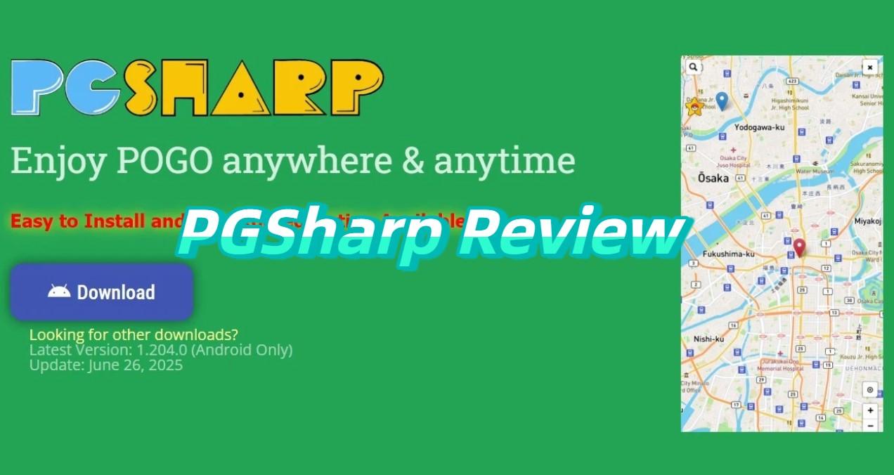 PGSharp Review 2025: Is It Safe to Use for Pokémon Go?
